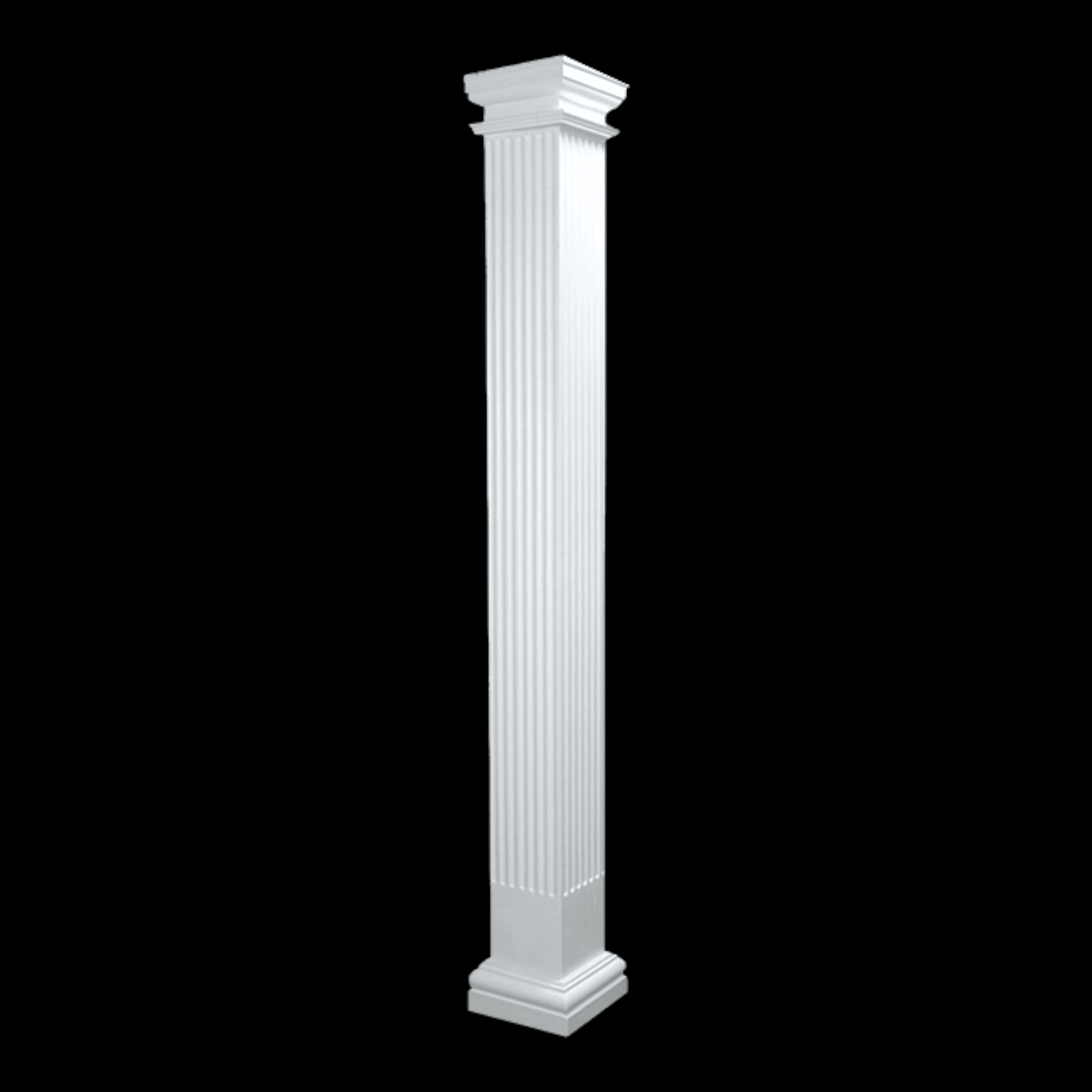 -Design #600 SQ FL/ AST Tuscan Order / FRP (PolyComposite) Column / Fl ... -Design #600 SQ FL/ AST Tuscan Order / FRP (PolyComposite) Column / Fl ...