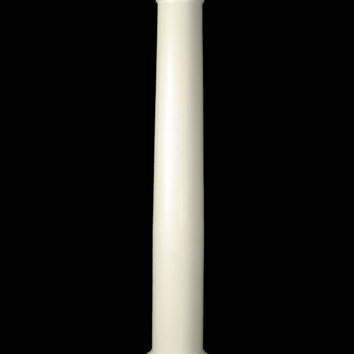 PolyFiber Column - Tuscan Round Plain Tapered Shaft with Tuscan Capita ...