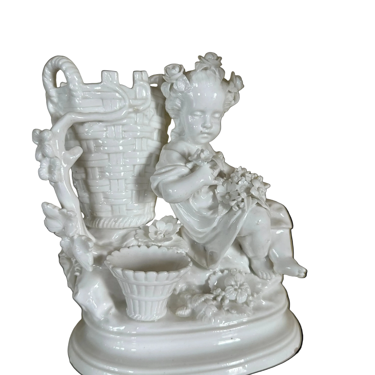 Pair of Blanc de Chine Porcelain Figural Groups – Chadsworth Incorporated